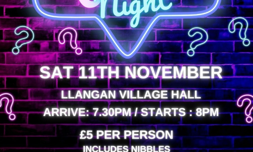 Llangan Primary School - PTA QUIZ NIGHT 11.11.23